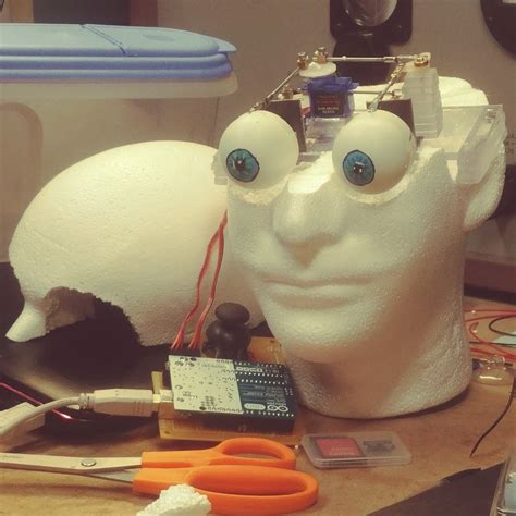 animatronic eyes with servo motors arduino 5 steps instructables