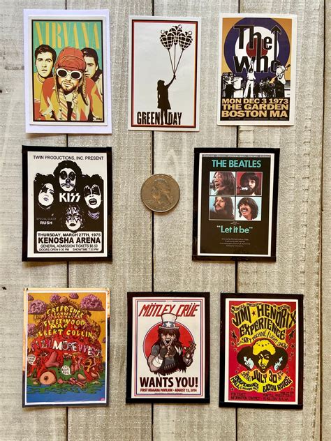 Concert Poster In Miniature Etsy