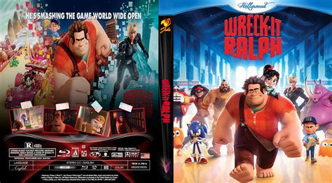 Wreck It Ralph Dvd Cover Wreck It Ralph Movie Blu Ray Custom Covers