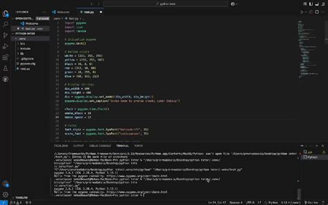 python pygame gamedevelopment interpeinternship tech learning