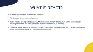 Reactjs Introduction Virtual DOM PPTX