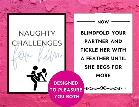 Sex Game 120 Sex Challenges For Him And Her Printable Kinky Game For