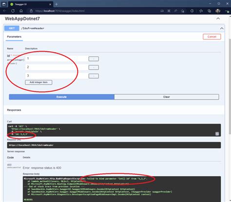 Aspnet Core 7 Beware Of The Swagger Bug When Binding Arrays In