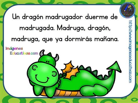 Trabalenguas Graciosos Para Niños Jugar Y Colorear
