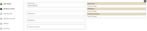 Configure Workspace Schema
