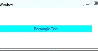 WPF Tutorial WPF Rectangle With Text