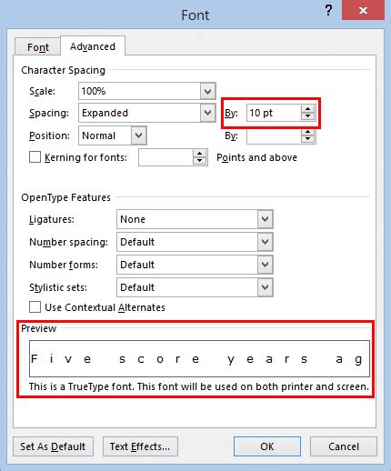 Character Spacing Options In Word Office Watch