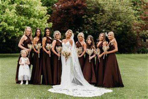 Brown And White Wedding