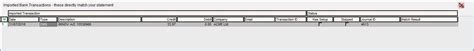 Bank Transaction Import Main Khaos Control Support