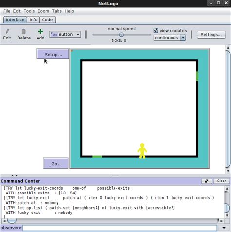 Netlogo Determine The Lucky Pp Possible Position For Each Exit