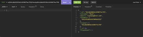 GitHub RyanSKang NoSQL API Module Challenge
