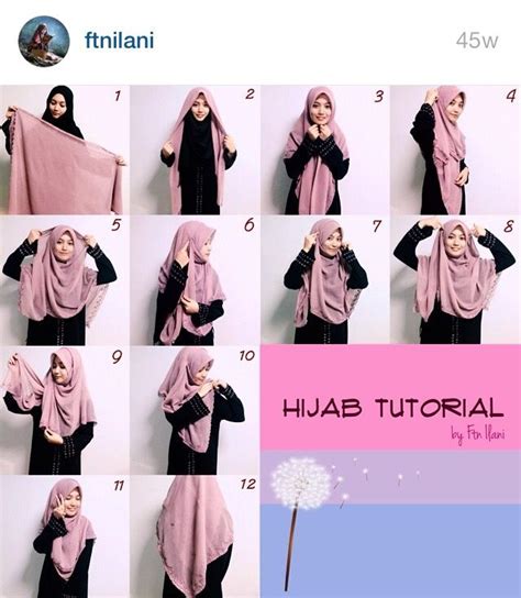 Tutorial Hijab Turban Fatin