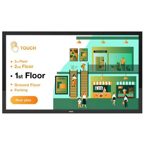 nec multisync m491 49´´ uhd led monitor golden techinn