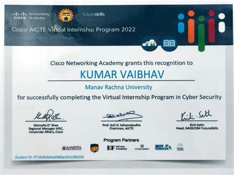 Kumar Vaibhav On Linkedin Networking Technology Virtualinternship