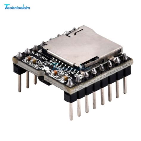 5pcs U Disk Dfplayer Tf Card Mp3 Player Audio Voice Mini Module For