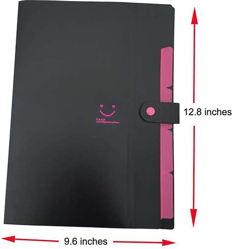 Expandable Portable File Folder A Document Folder A Folded Folder Compartments Handheld