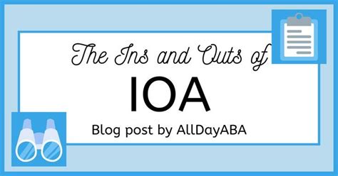 The Ins And Outs Of Interobserver Agreement Ioa Behavior Analysis