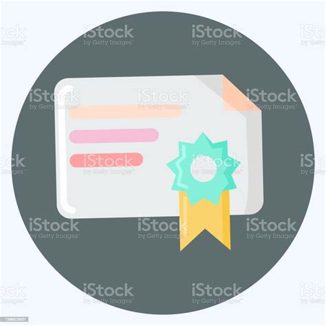 아이콘 세르티피케이트 꿀벌 농장에 적합합니다 플랫 스타일 편집 가능한 간단한 디자인 디자인 템플릿 벡터 간단한 그림 0명에 대한