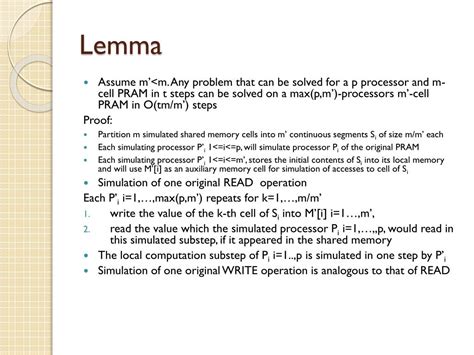 Ppt Pram Parallel Random Access Machine Powerpoint Presentation