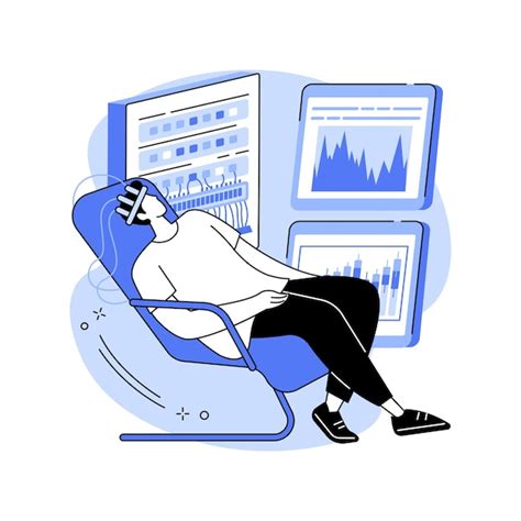 Premium Vector Braincomputer Interface Isolated Cartoon Vector Illustrations