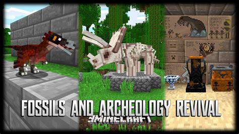 Fossils And Archeology Revival Mod 1 12 2 1 7 10 Prehistoric