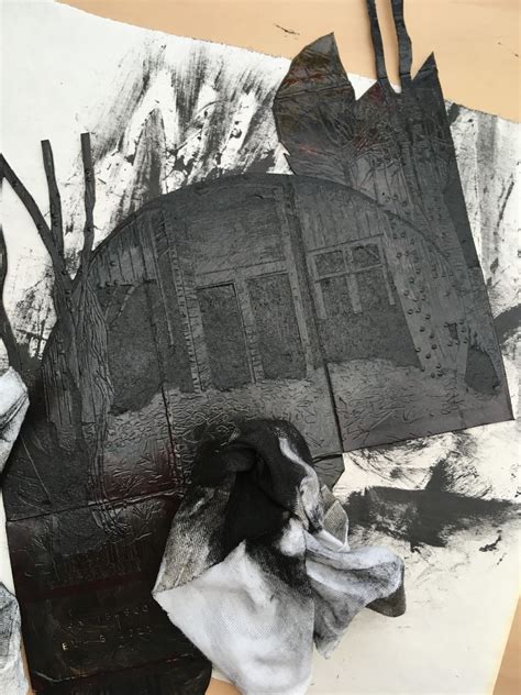 Collagraph Process Collagraph Collagraph Printmaking Collagraphy