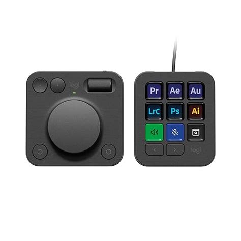 Logitech Mx Creative Console 9 Customizable Lcd Keys Stream Deck Accessories Control Dial For