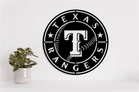 Texas Rangers Badge Shield Metal Laser Cut Files Svg Dxf Ai Png  Pd