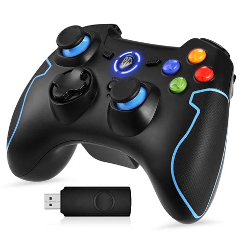 EasySMX Wireless Game Controller 2 4G Wireless Game Joystick Gamepad Dual Shock TURBO For