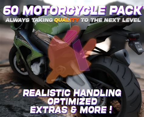 GTA V Bike Pack 60 Motorcycles Fivem Ready 1 16GB Optimized Bike Tricks Pack 1 150 USD Value