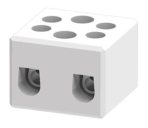 Connectwell Cb6 Ceramic Terminal Block Interlec Electrical Supplies Sdn Bhd