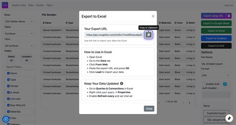 Export Airtable To Excel