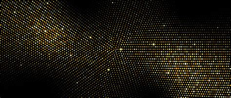 황금색 방사형 하프톤 배경입니다 골드 반짝이 색종이 벽지입니다 복고풍 점선 원 패턴입니다 배너 전단지 포스터 프리젠테이션을 위한 디자인 템플릿입니다 벡터 그림 검은색에 대한