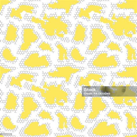 기하학적 위장 육각형 추상 이음새가 없는 무늬 육군 배경 인쇄 옷 직물 스포츠 저지 짜임새 포스터 카드 및 벽지를 위한 군 위장 반복 패턴 디자인 개념에 대한 스톡 벡터