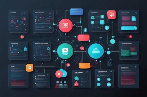 Premium Photo UX UI Flowchart Application Development Prototype Design User Experience Concept