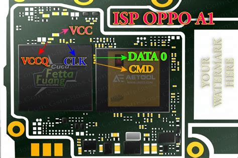 Test Point Oppo Jtag Isp Emmc Test Point