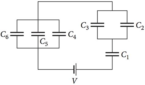 Solved Six Capacitors Are Connected As Shown In The Figure