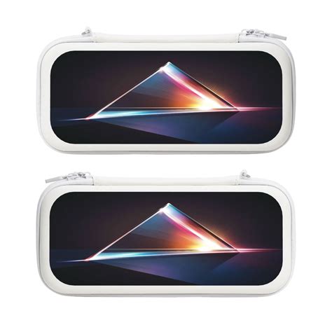 Light Through Triangular Prism Carrying Case For Nintendo Switch