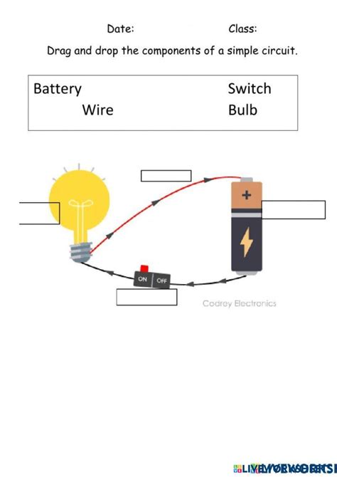 Electric Circuit Live Worksheets