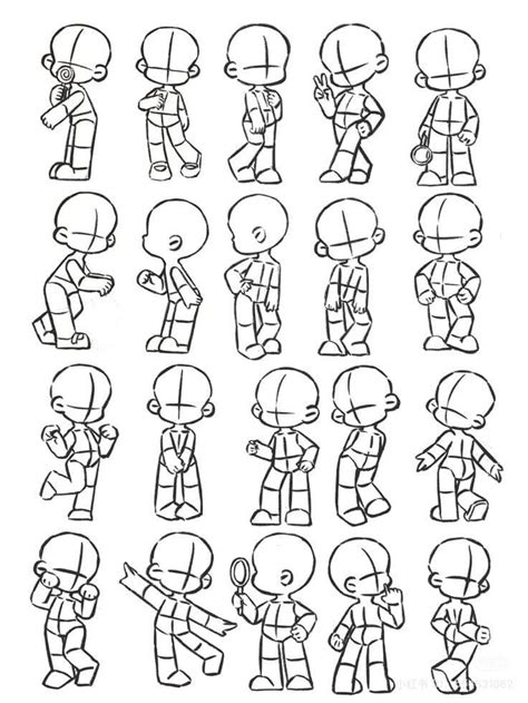 Gaming Chibi Pose Chibi Body Tutorial Chibi Body Anatomy Draw A