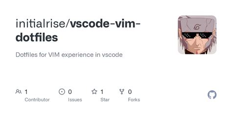 Github Initialrisevscode Vim Dotfiles Dotfiles For Vim Experience In Vscode