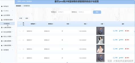 计算机毕业设计springboot基于java青少年篮球俱乐部管理系统设计与实现wui9a9【附源码数据库部署lw】 Csdn博客