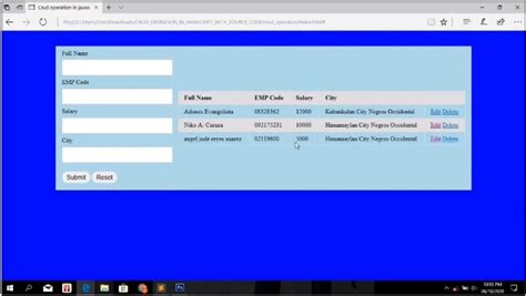 Download Crud Operations Source Code In Javascript Otwcam