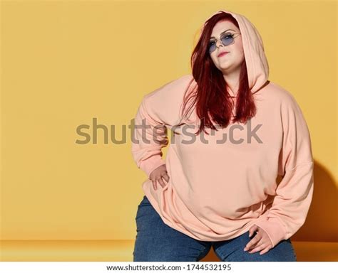 Plus Size Hoodie Photos Images And Pictures Shutterstock