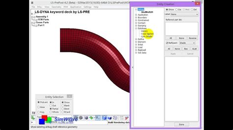 Ls Prepost Workshop11 Create A Cross Section Youtube