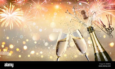 Champagne And Fireworks