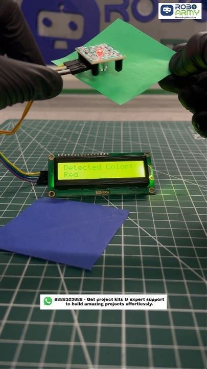 diy colour detection arduinoproject scienceproject colourdetection