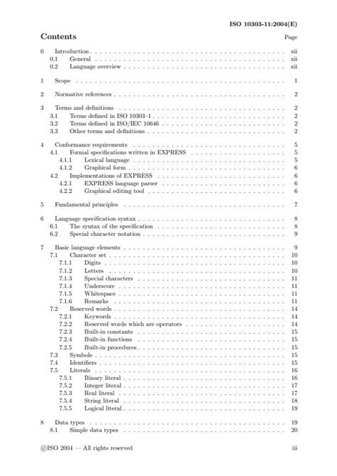 Iso 10303 112004 Industrial Automation Systems And Integration