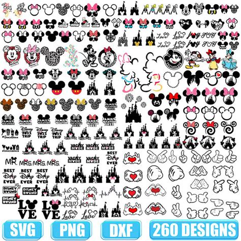 Mickey Mouse Svgmickey Mouse Svg Bundleminnie Mouse Svg Inspire Uplift