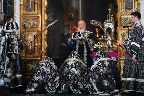 Patriarch Of Moscow Presides Over First Liturgy Of The Presanctified